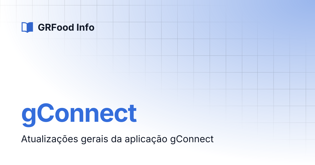 gConnect | GRFood Info